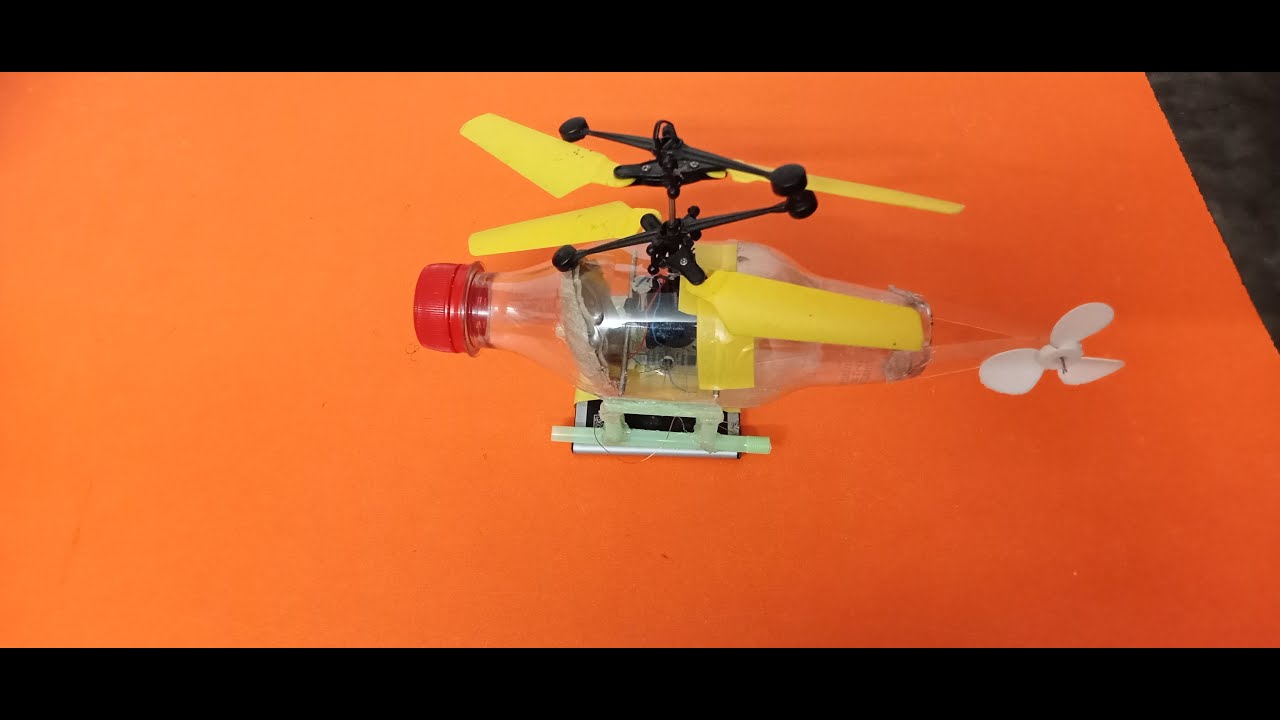 How to Make a Helicopter using Plastic Bottle at Home. - YouTube