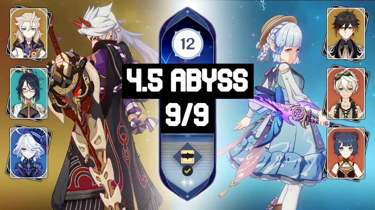 C0 Itto Xianyun Plunge & C1 Ayaka Melt | Spiral Abyss 4.5 Floor 12 9 ...