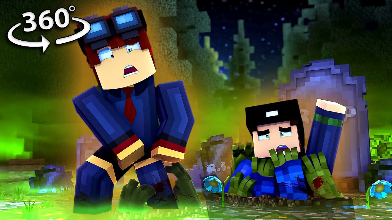 You're being Eaten ALIVE by ZOMBIES in 360/VR! - Minecraft VR Video ...