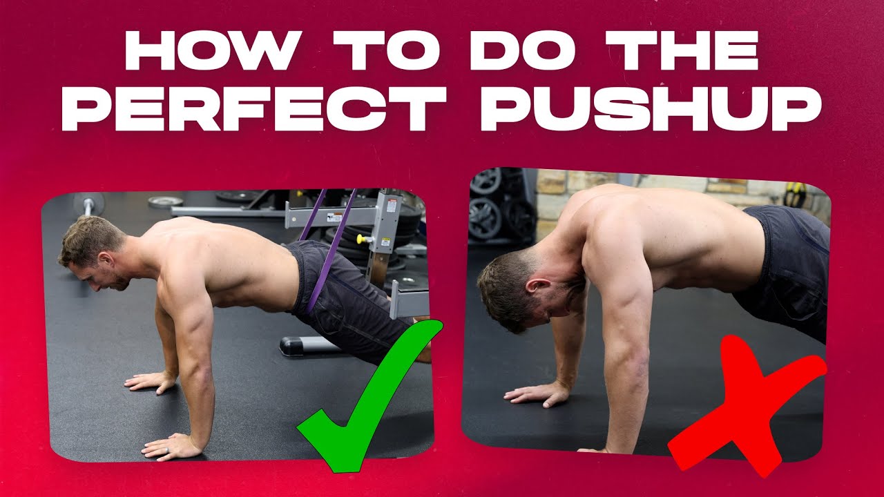 How to do the PERFECT Push Up! / How to fix your pushup form to be ...