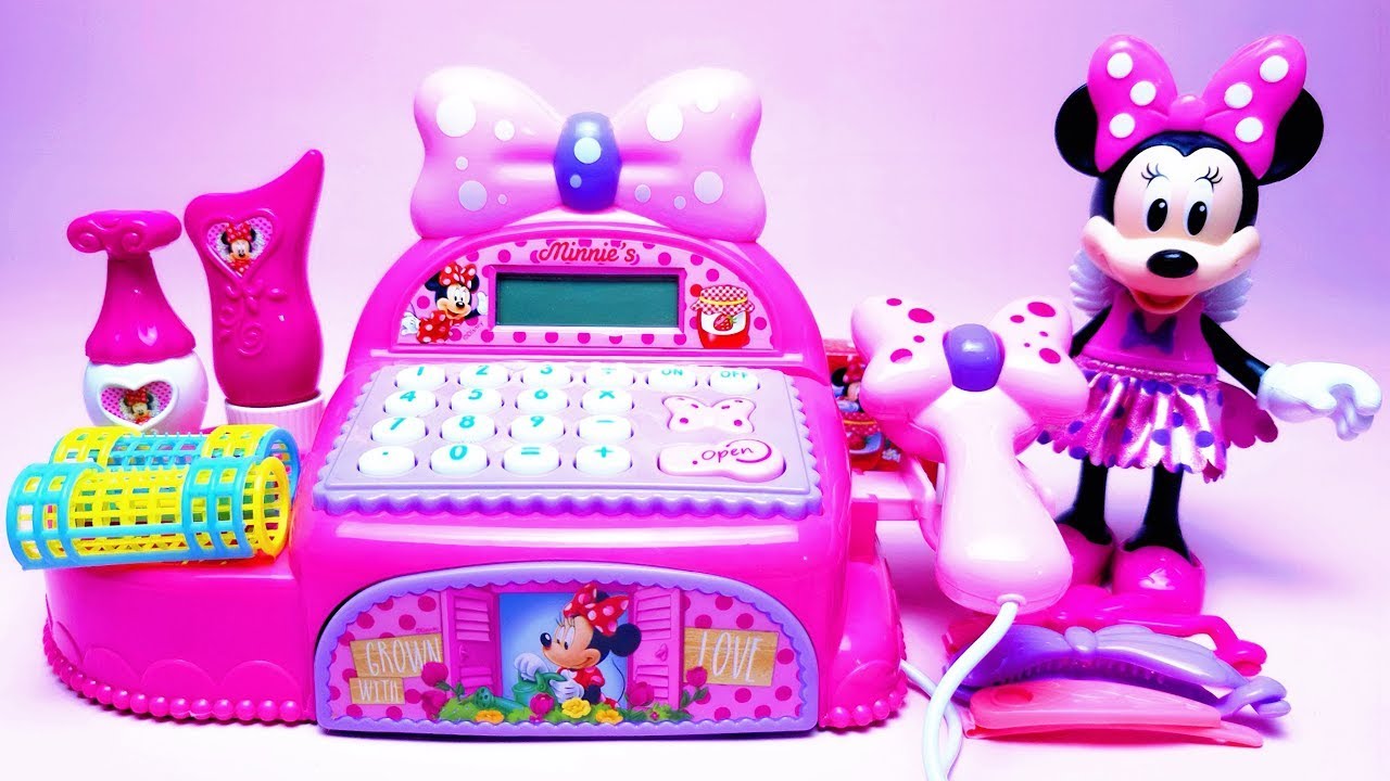 Disney Minnie Mouse Supermarket Cash Register Set Satisfying with ...