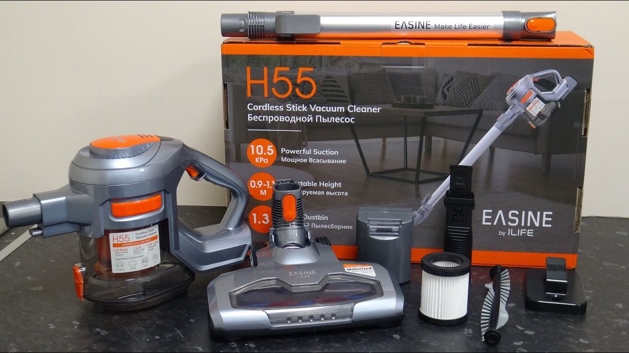 Easine By Ilife H55 Cordless Vacuum Cleaner Demonstration - YouTube