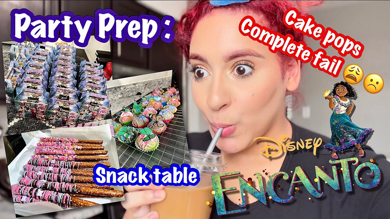 Party Prep : Encanto Themed - Cake pops fail 😩 - YouTube
