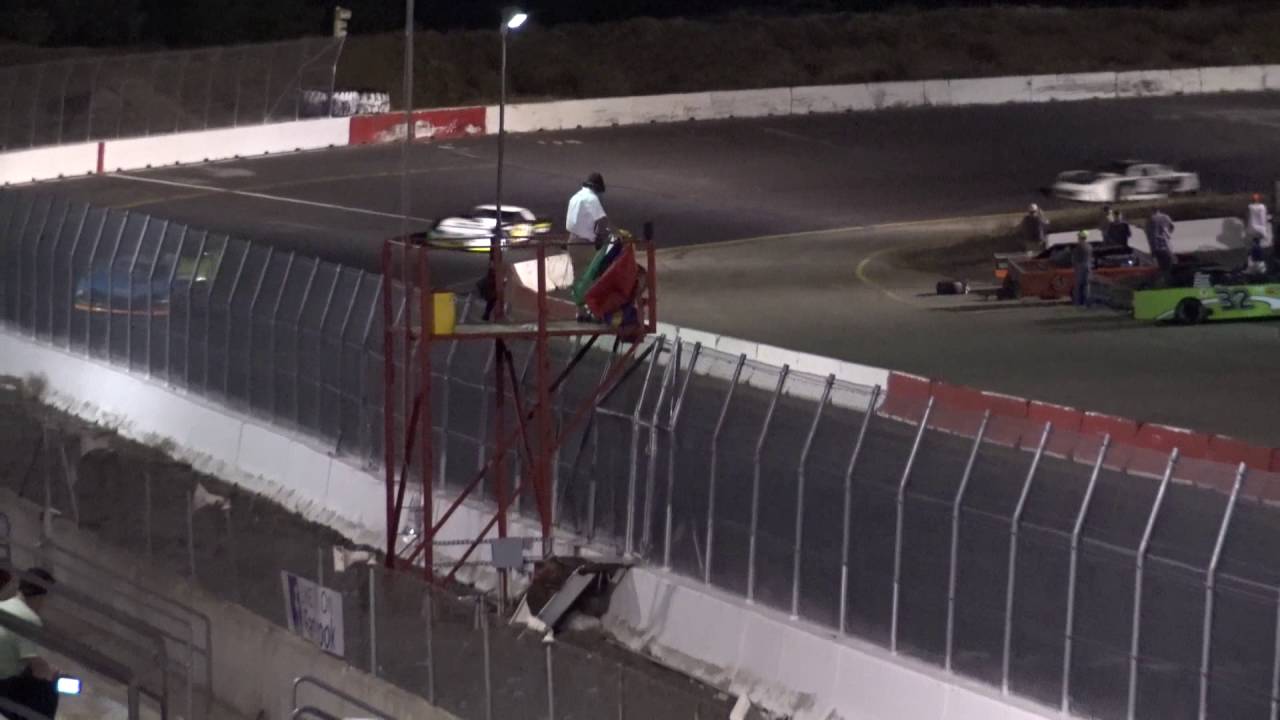 Northwest Pro 4 Alliance - A heat at The Spokane Super Oval. 8-13-16 ...