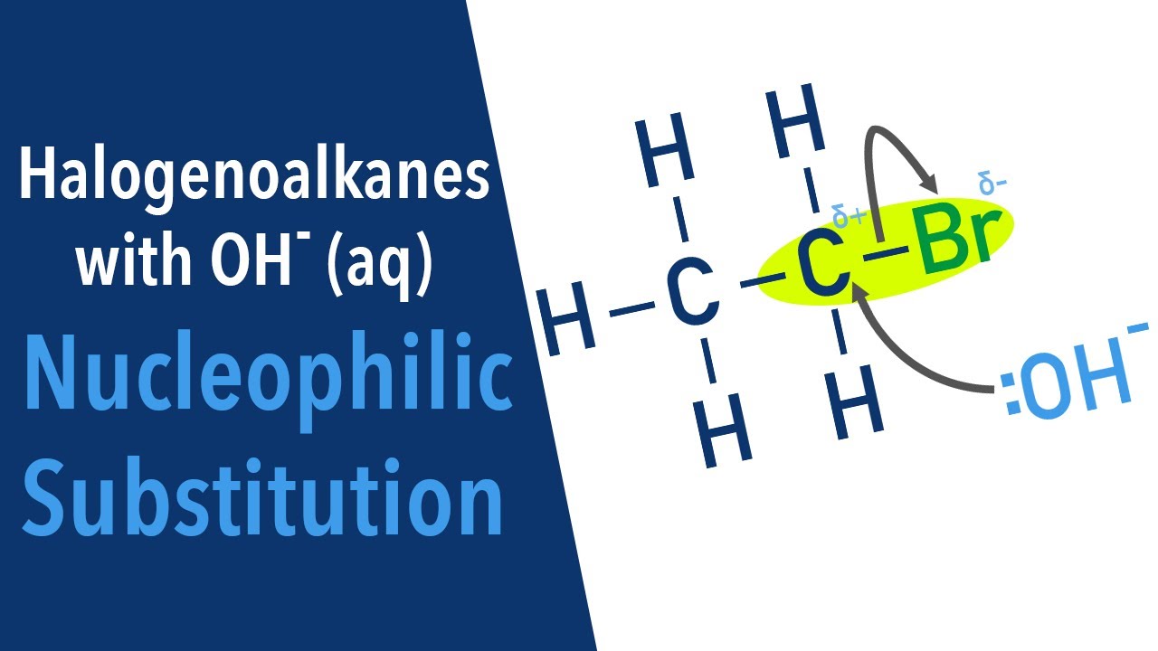 Halogenoalkanes and Hydroxide Ions: Nucleophilic Substitution Mechanism ...