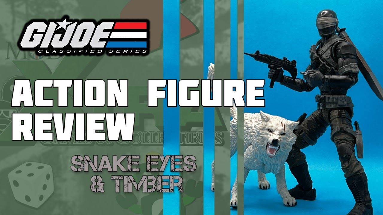 GI Joe Classified | Snake Eyes & Timber | Action Figure Review - YouTube