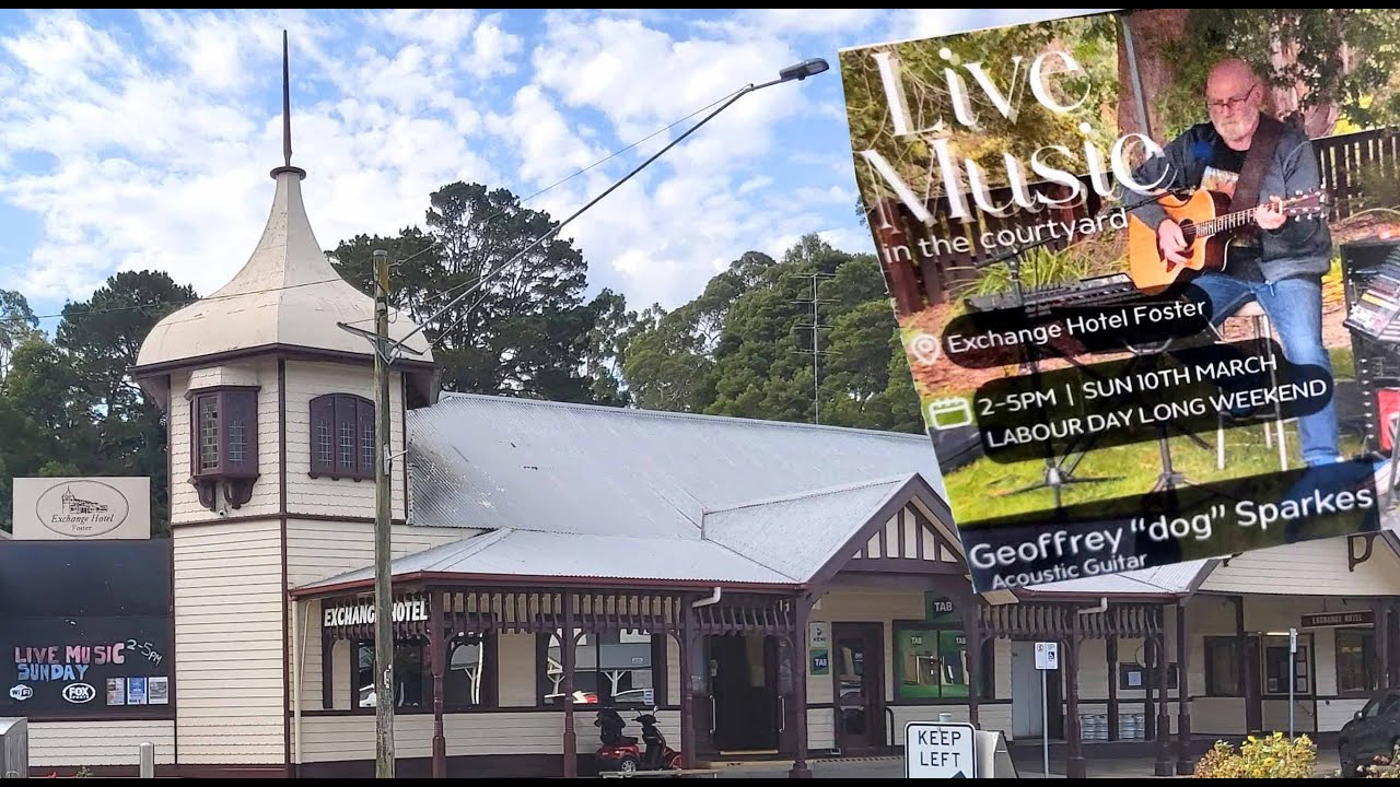 "Geoff Sparkes" at the "Foster Exchange Hotel" - YouTube