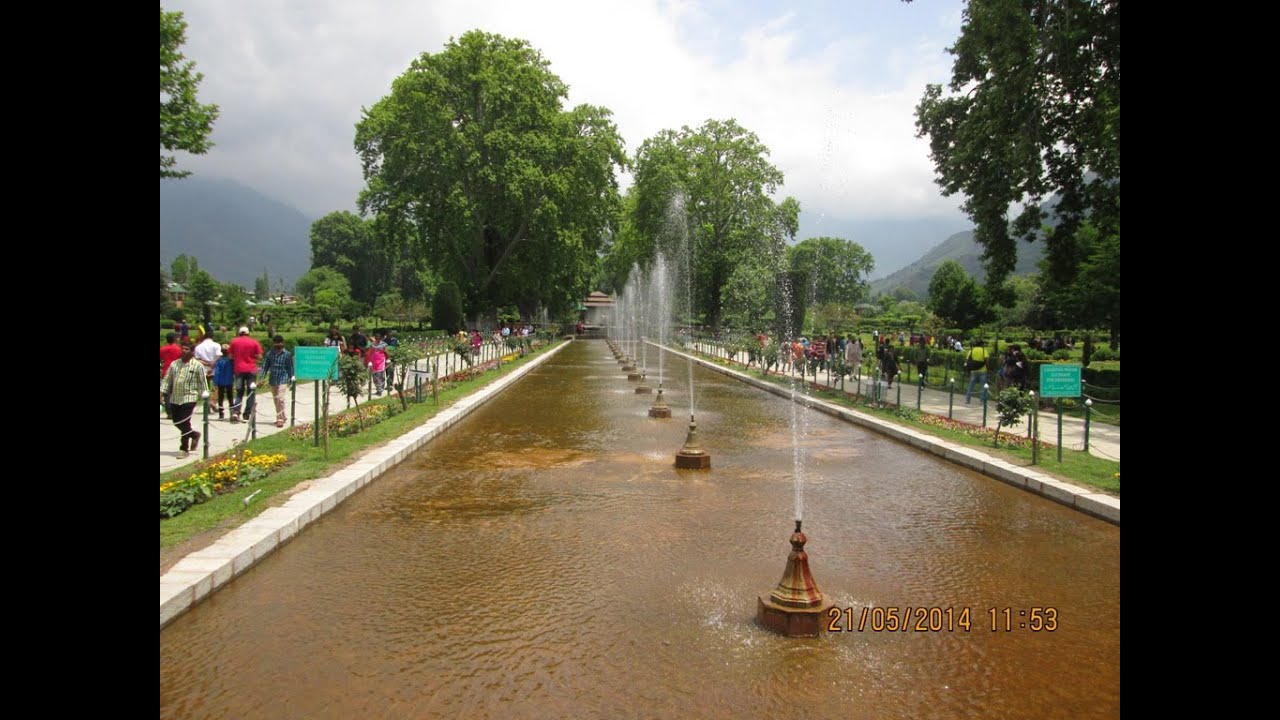 Full HD Video Of Shalimar Bagh, Srinagar, Kashmir, India - YouTube