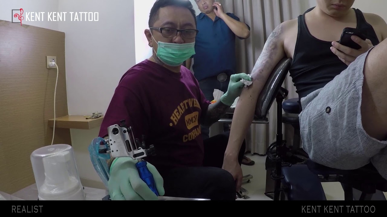 Realist Tattoo Artist By Kent Kent - YouTube