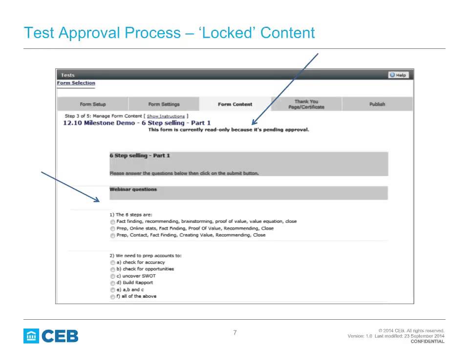 MTM Test Approval October 2014 Release - YouTube