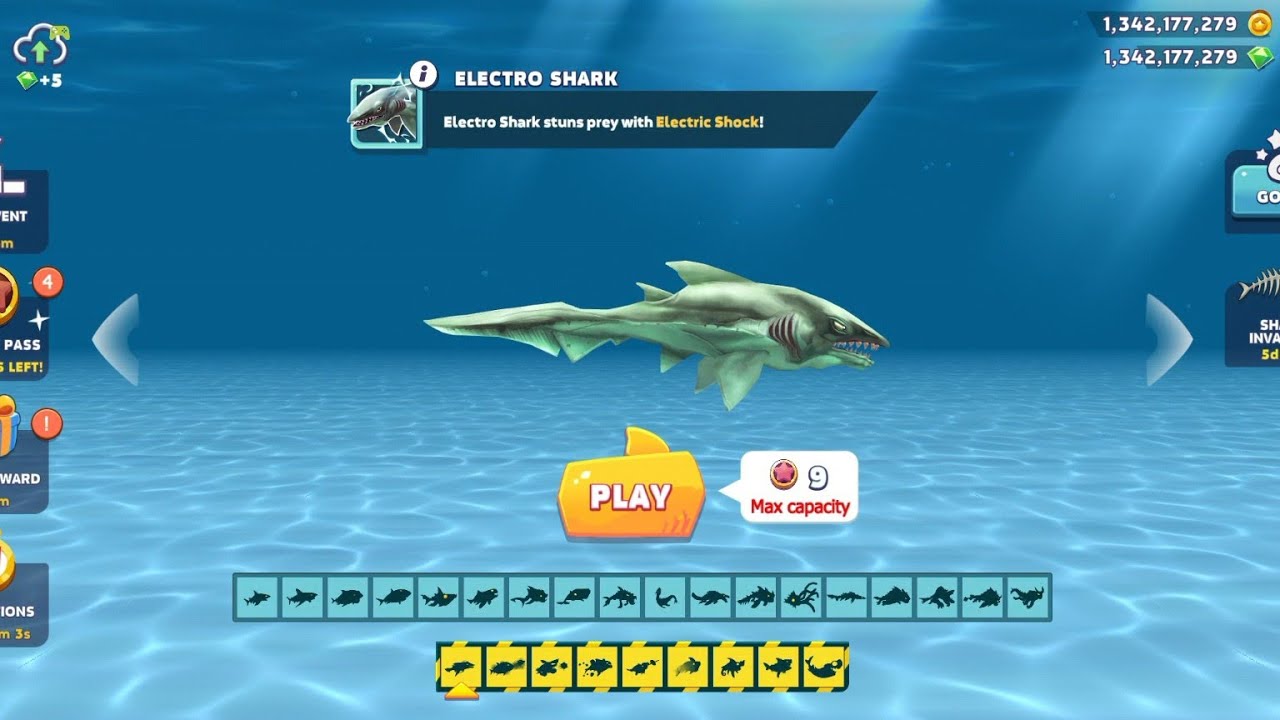 Electro shark gameplay | Hungry Shark Evolution - YouTube