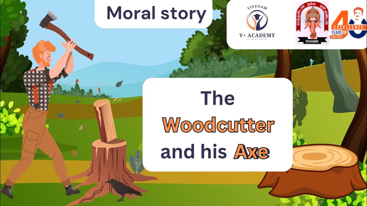 The Woodcutter And His Axe |Best Kids Stories| Stories For Kids In ...
