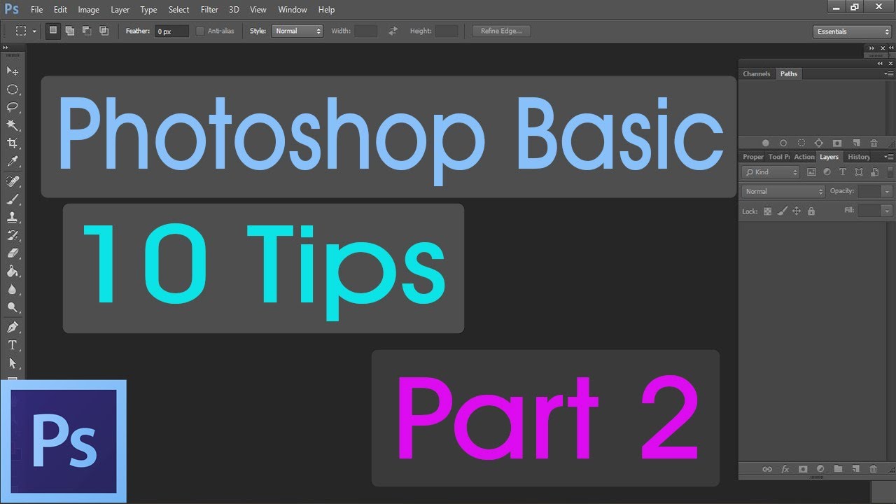 Photoshop Basic 10 Tips. Bangla Tutorial Part 2. - YouTube