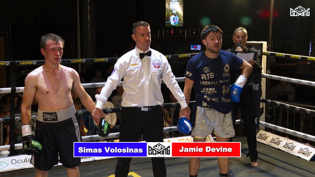 JAMIE DEVINE V SIMAS VOLOSINAS FULL FIGHT VIP's Liverpool show at the Grand Central Hall (13.10. ...