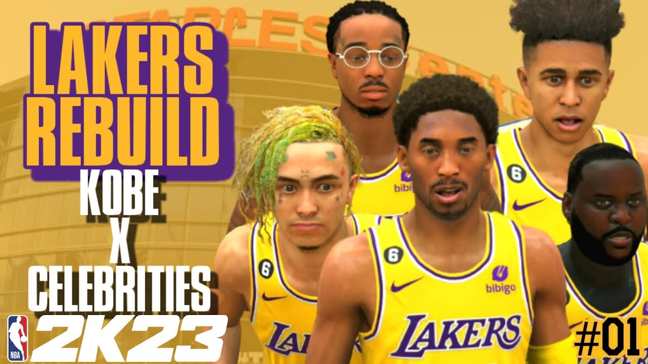 LAKERS REBUILD | KOBE x CELEBRITIES EPISODE 1 | MYLEAGUE | Nintendo ...