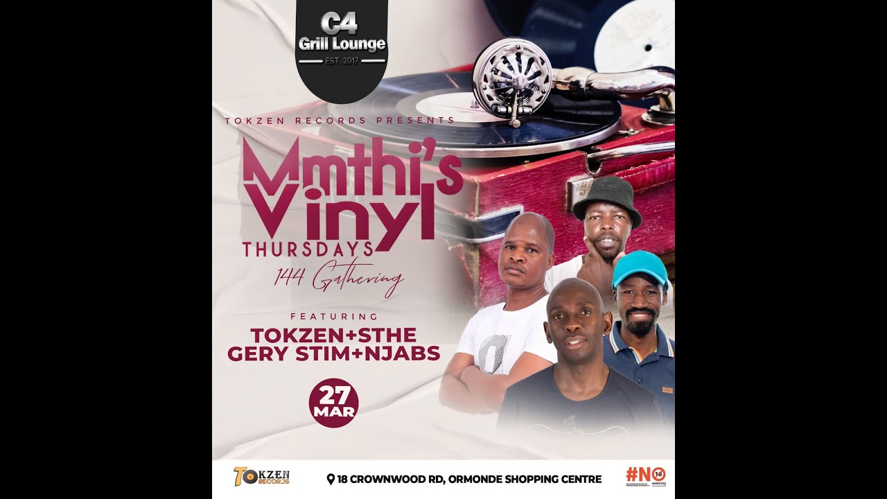 144 Gathering Sthe at C4 Grill Lounge "Mmthi's Vinyl Thursday's" - YouTube