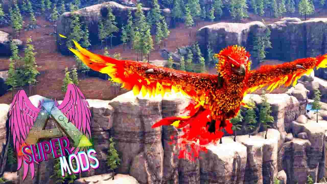 ARK SUPER MODS #10 - Ressurgindo como uma FÊNIX ALPHA! - YouTube