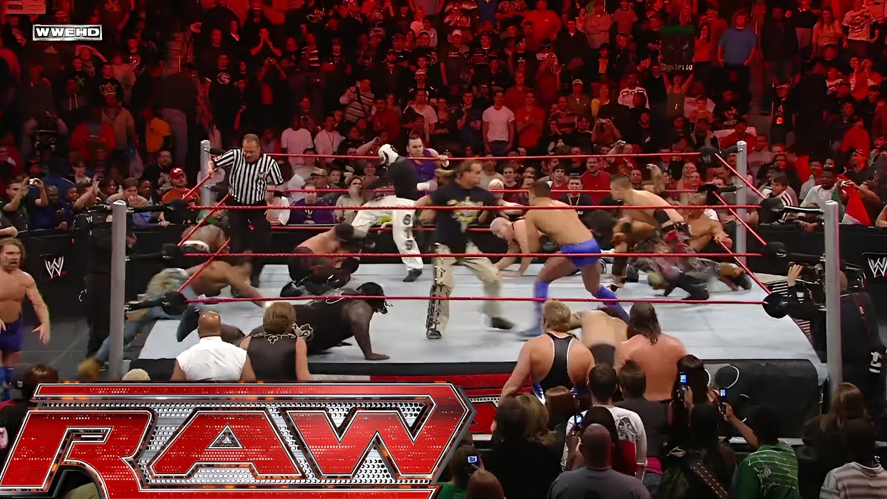 Team Orton, Team Batista, Team HBK & Team JBL Have A Brawl Before ...