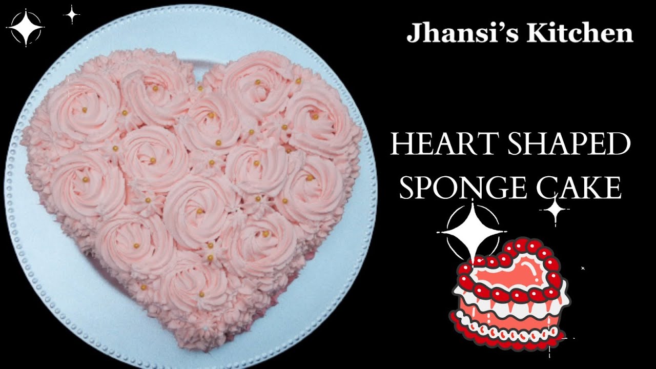 How To Make Heart Shape Cake With Round Cake At Home Easy Heart Shape How To Make Heart Shape Cake With Round Cake At Home Easy Heart Shape