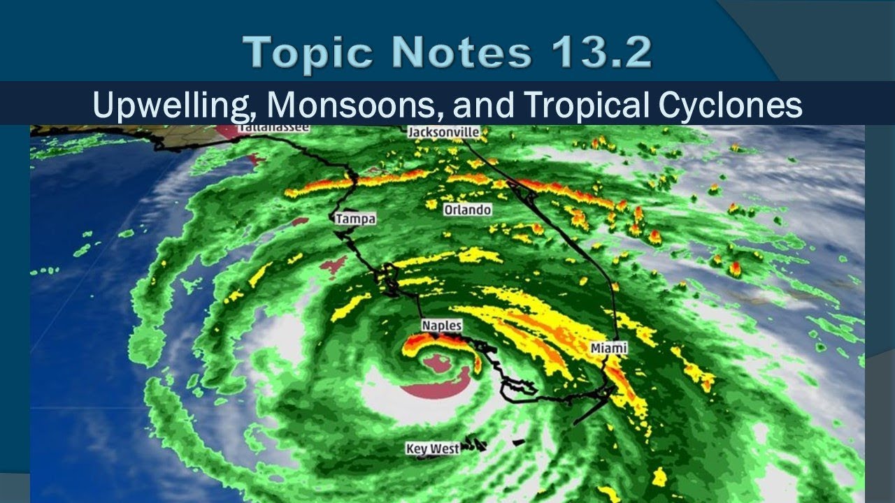 Topic Notes 13 2 Upwelling, Monsoons, Tropical Cyclones - YouTube