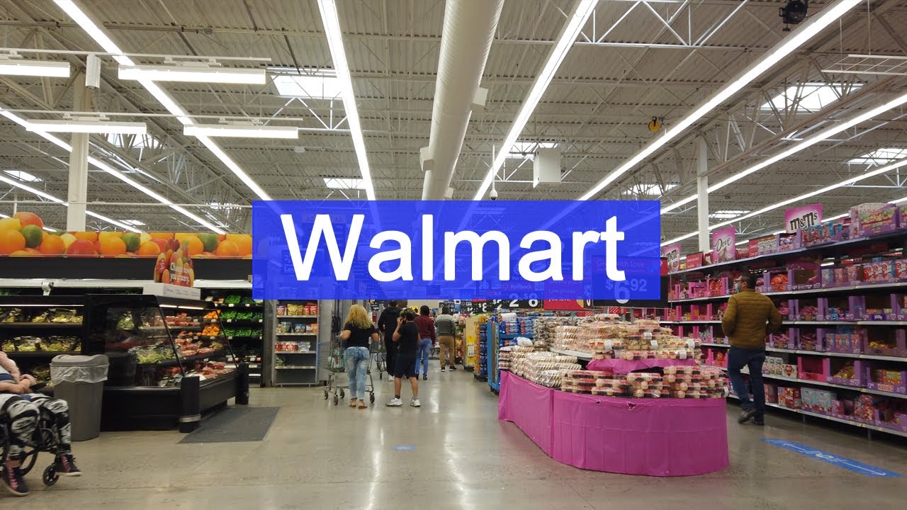 Walmart Shopping Tour In America Part1 - YouTube