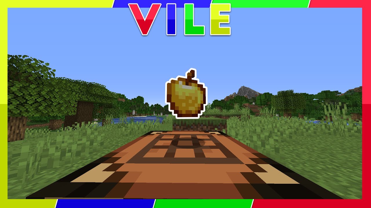 How to Craft a Golden Apple - Minecraft - YouTube