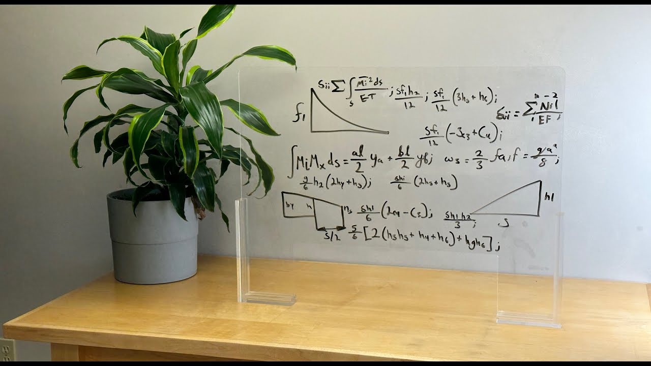 N'icePackaging - Clear Acrylic Dry Erase Board - YouTube