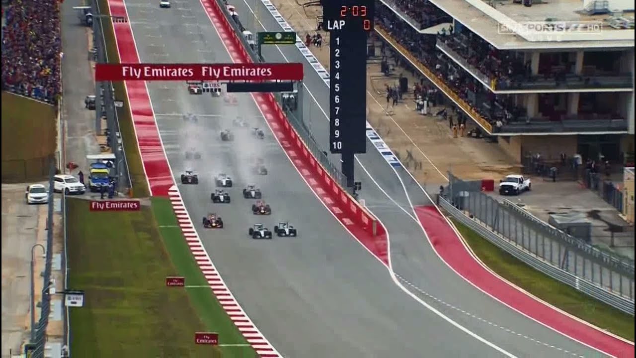 F1 2015 Austin GP Best Moments Highlights - YouTube