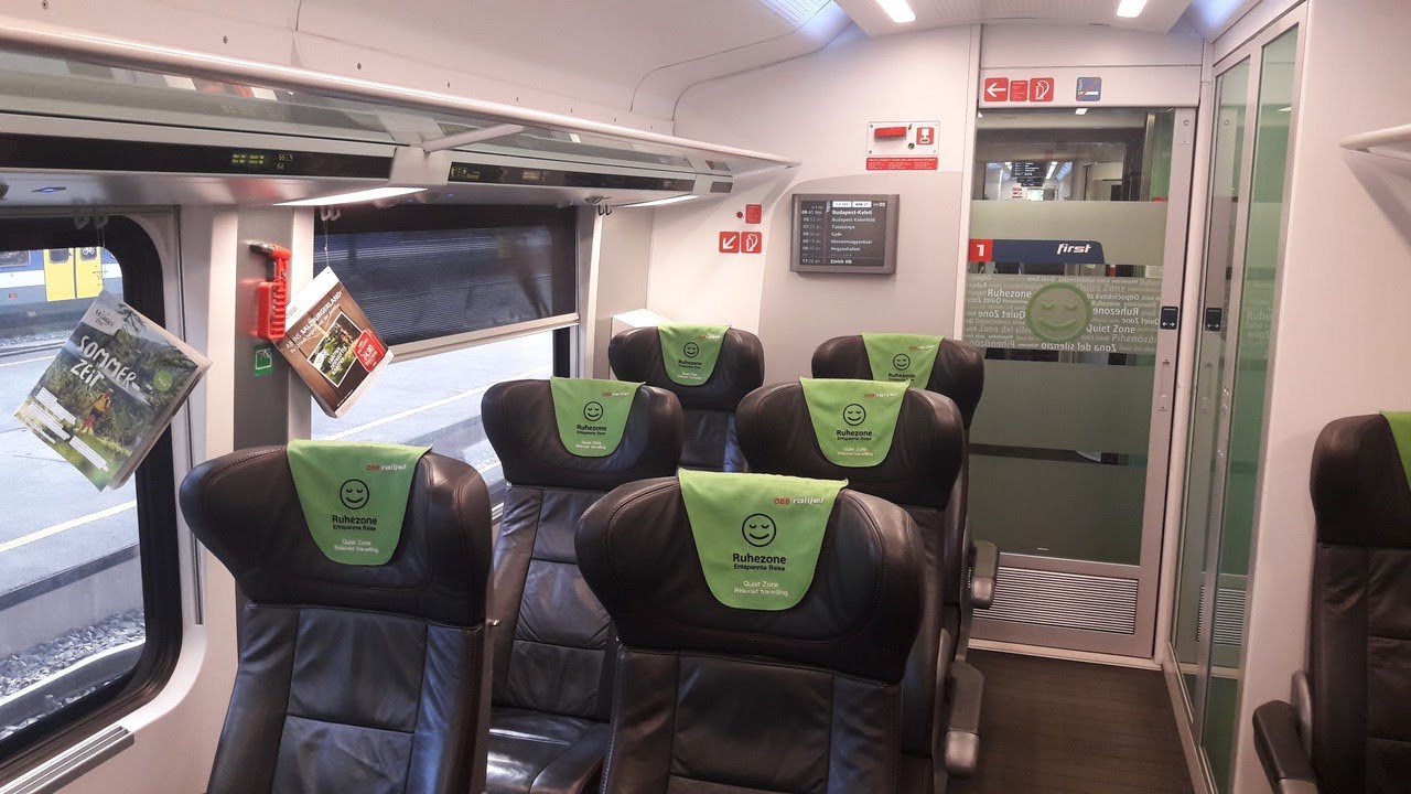 Railjet Reviewed in 1st Klasse Ruhezone - YouTube