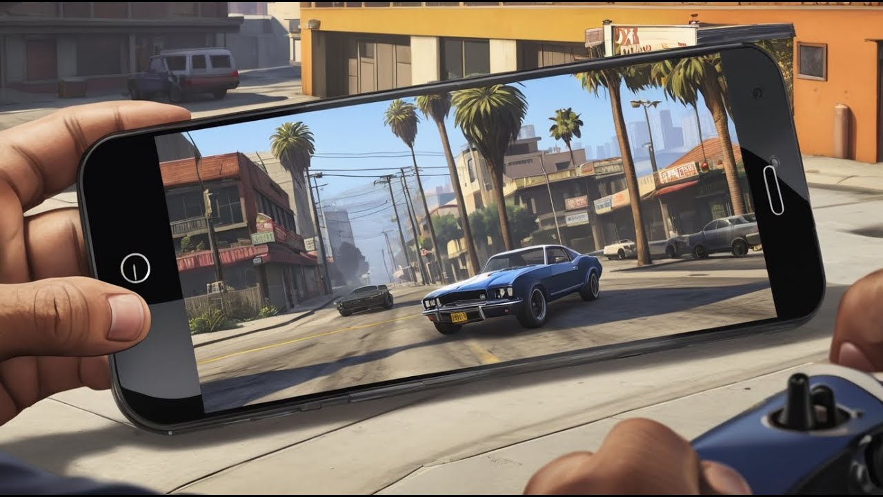 GTA 5 MOBILE PORT | GTA 5 MOBILE EDITION ANDROID - YouTube