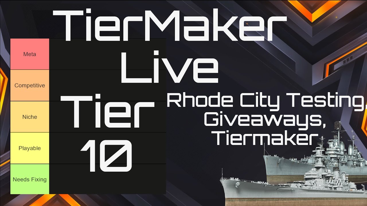 2 ships to test then Tier 10 Live Tiermaker || World of Warships Blitz ...