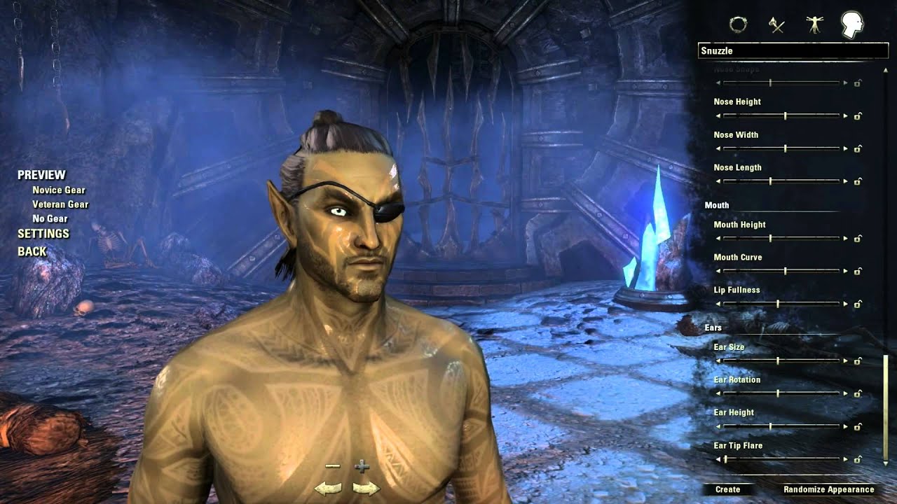 ESO-FULL Character Customization Aldmeri Dominion Altmer(high Elf ...