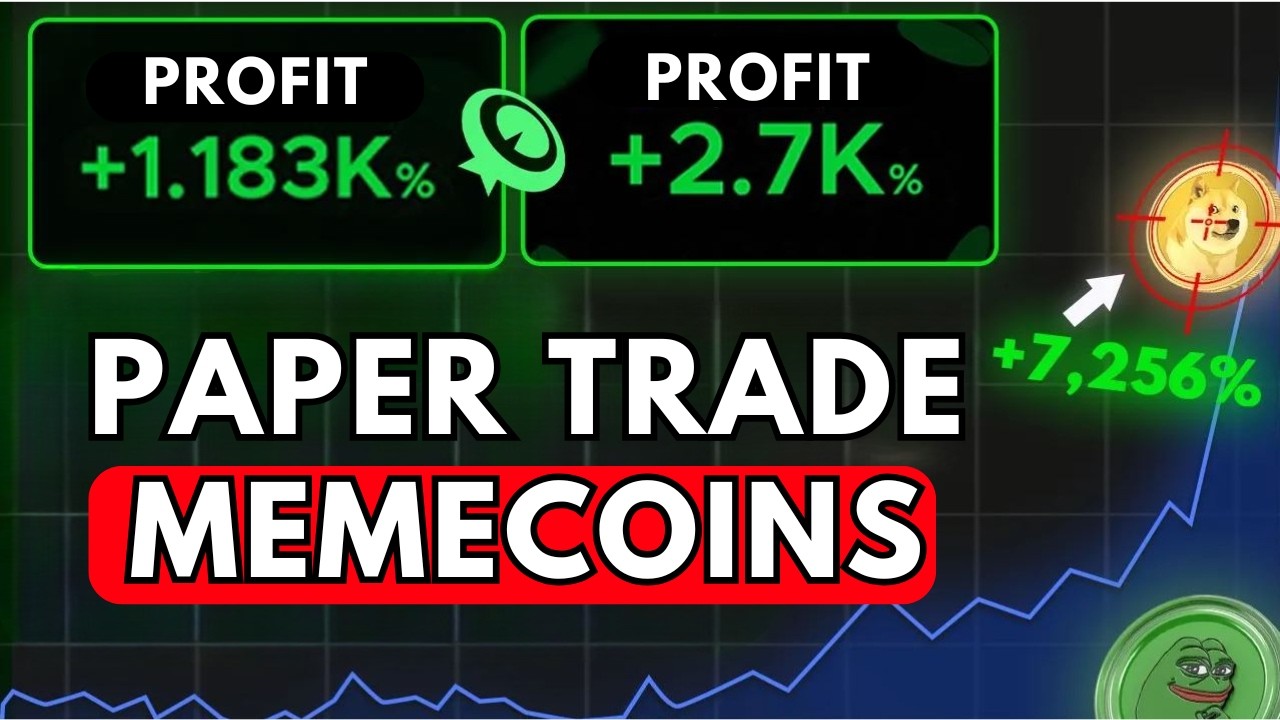How To Paper Trade Memecoins - Paper Trading To REAL Profits - YouTube