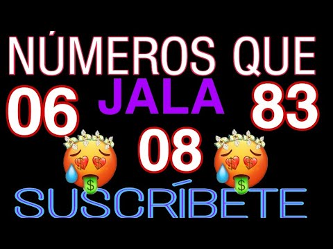 Que Numeros JALA al 06 08 23 65 🔥 Números que JALAN 06 08 23 65 👉 ...