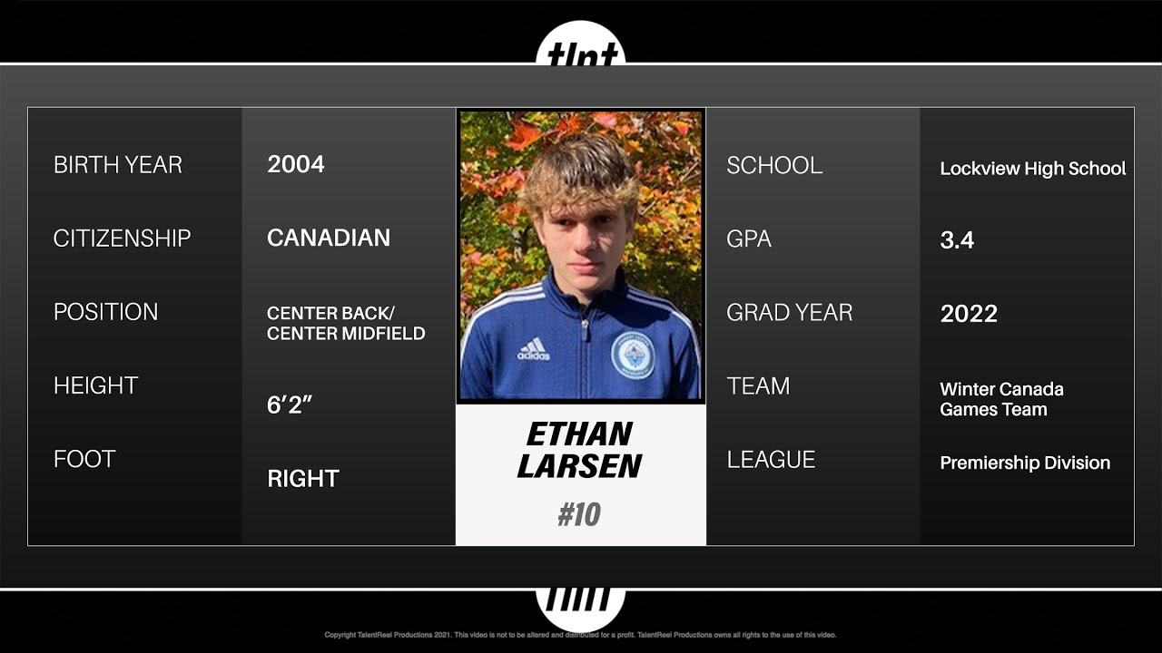 Ethan Larsen Highlight Reel 2021 East Coast Elite Combine - YouTube