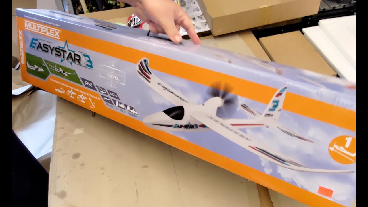 1.díl - Easy Star 3 RR MULTIPLEX Rozbalení, Unboxing Easy Star 3 RR ...
