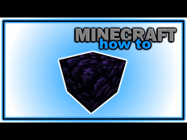 Obsidian Block Minecraft Obsidian With A 60,000 PSI Waterjet