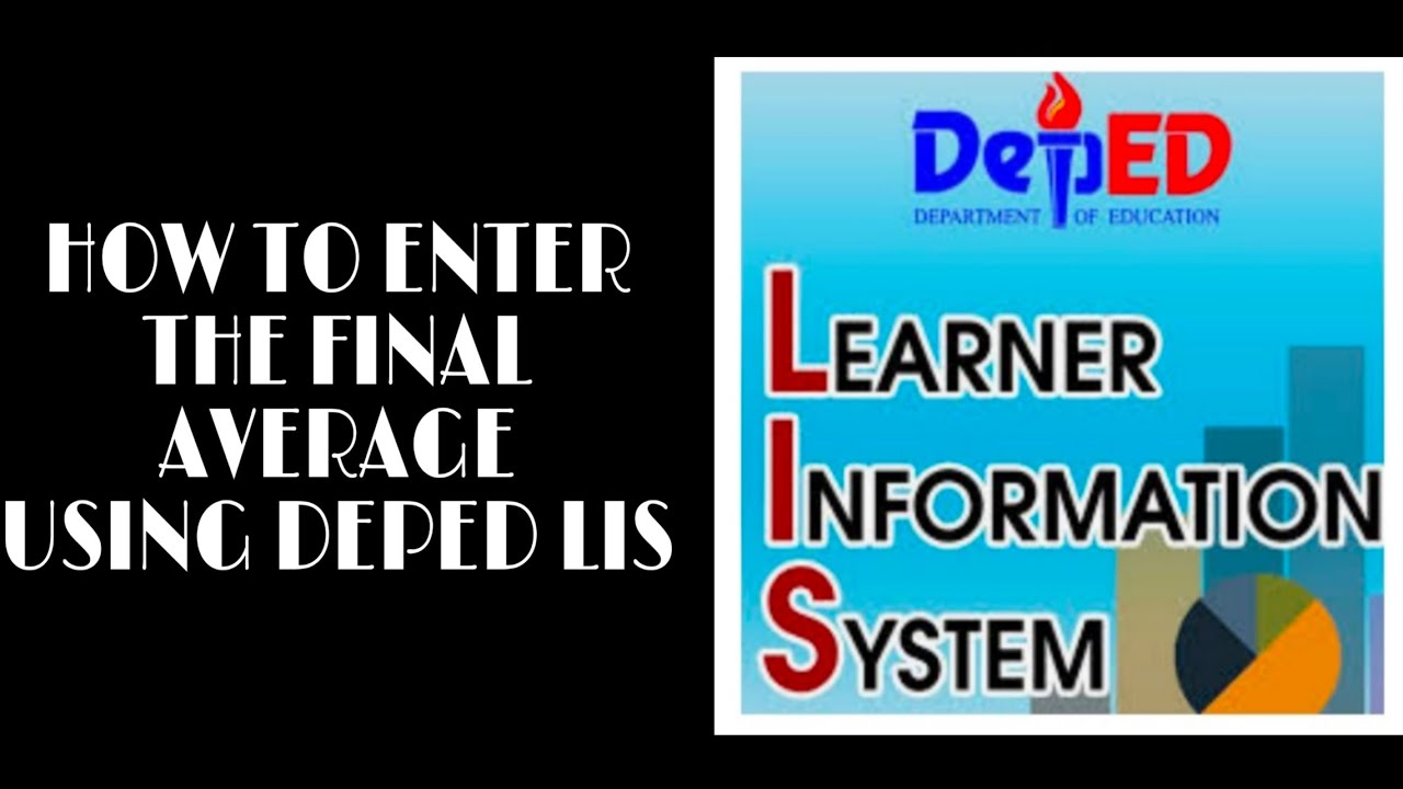 How to enter the final grade using the Deped LIS - YouTube
