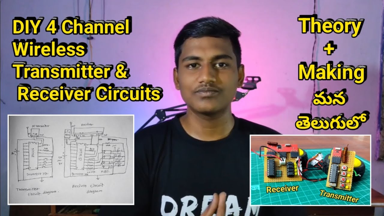 "Build Your Own 4-Channel Transmitter & Receiver Circuits : Easy DIY ...