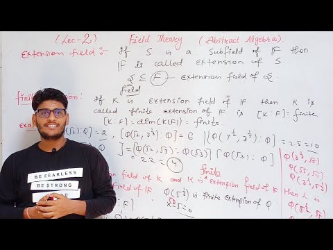 Field Theory || Abstract Algebra || Finite Extension of Field ...