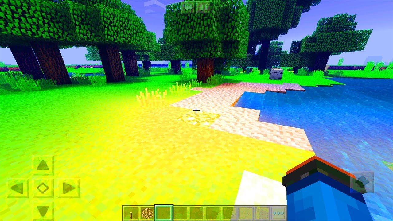 Realistic MCPE Shader! 😱 - Minecraft PE (Pocket Edition) - YouTube