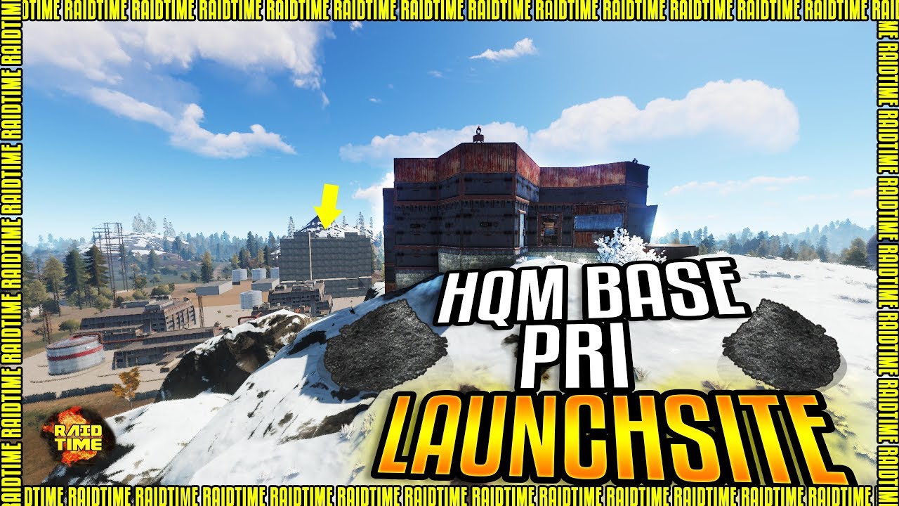 Rust Raid CZ/SK | HQM BASE PRI LAUNCHSITE!! - YouTube