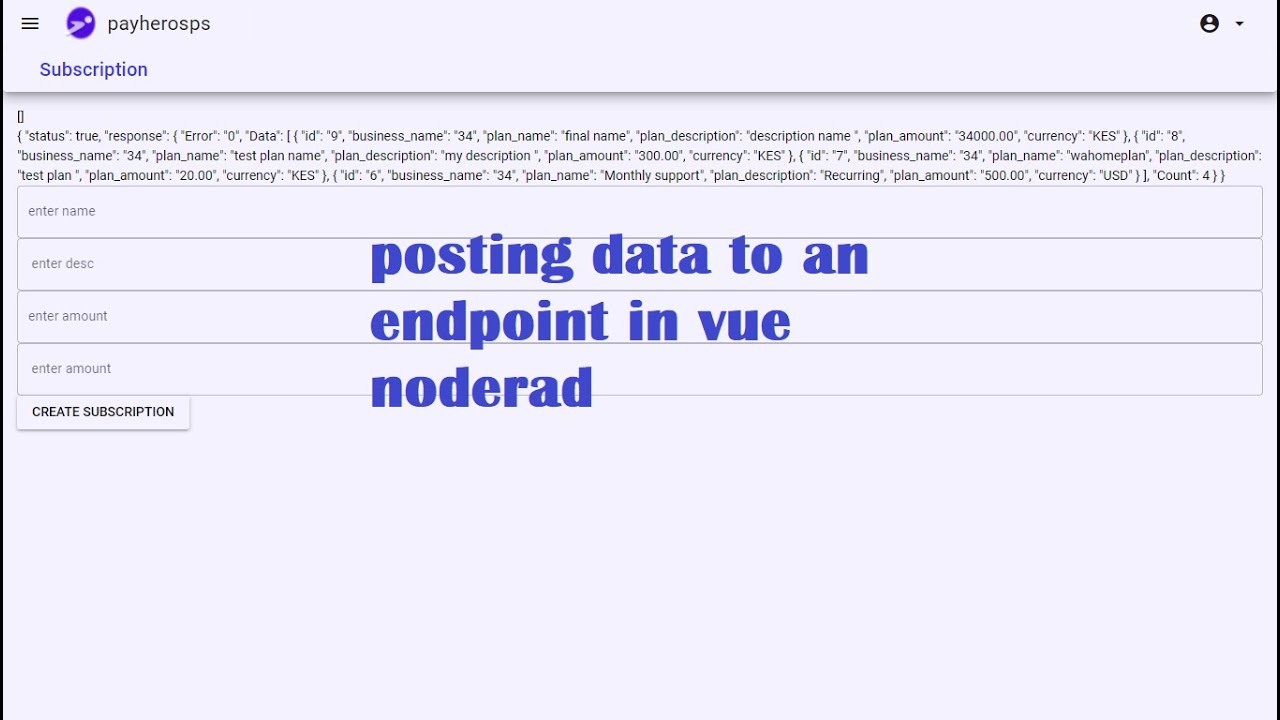posting data to an endpoint in radsystems noderad - YouTube
