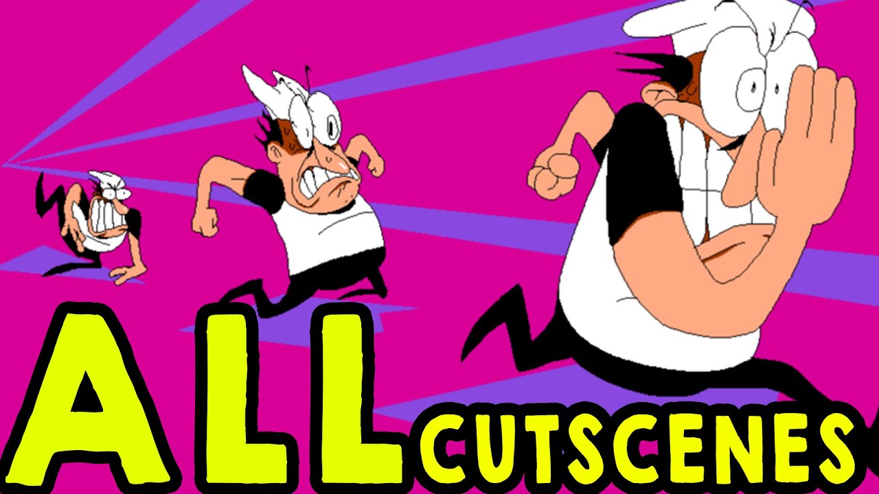 Pizza Tower - ALL CUTSCENES - YouTube