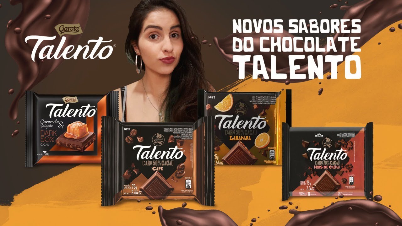 Novos sabores do chocolate Talento - Qual será o melhor? - YouTube