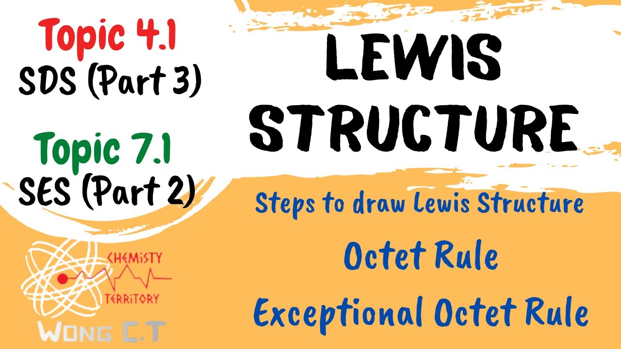 How to Draw Lewis Structure - Octet & Exceptional to Octet Rule - YouTube