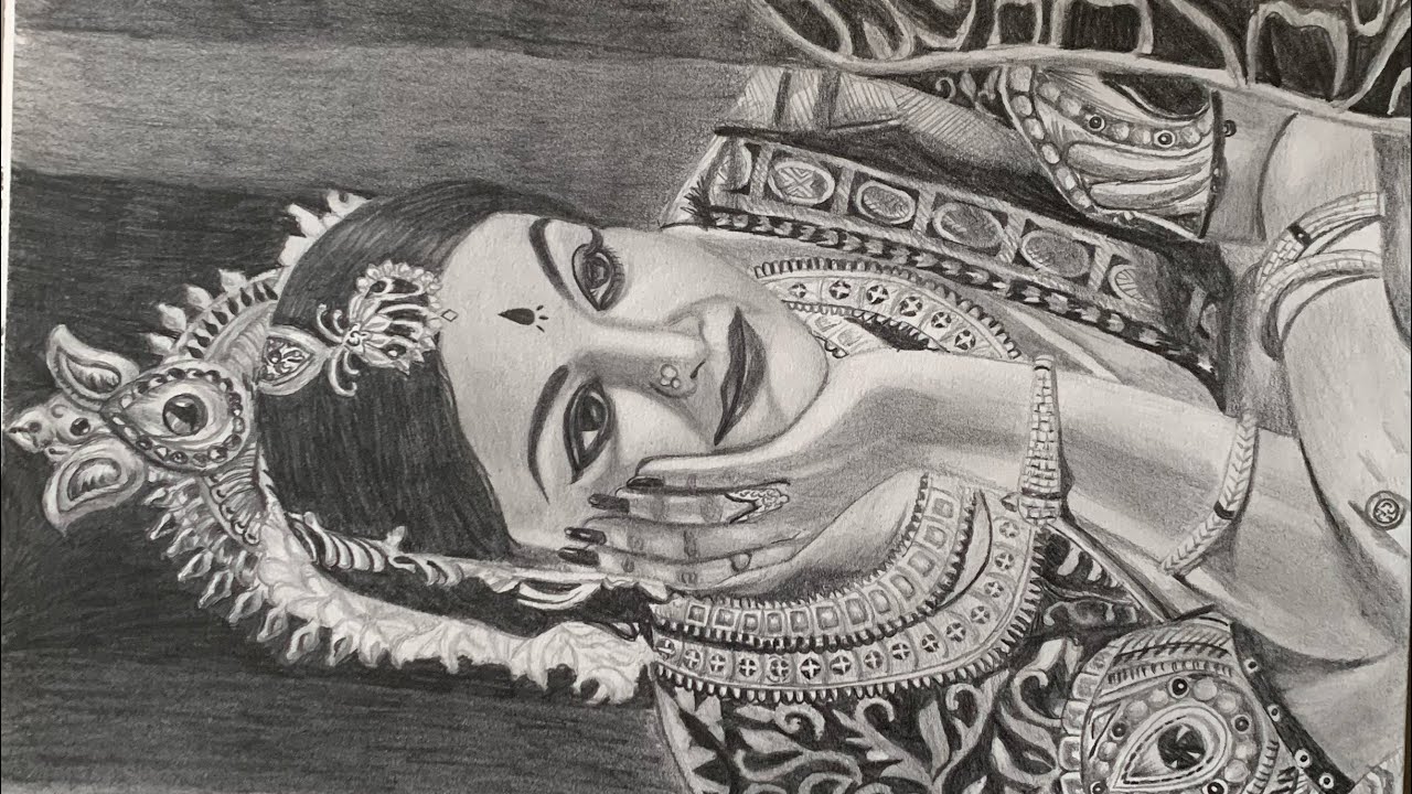 Keerthy suresh pencil drawing video|keerthy suresh pencil art| mahanati ...