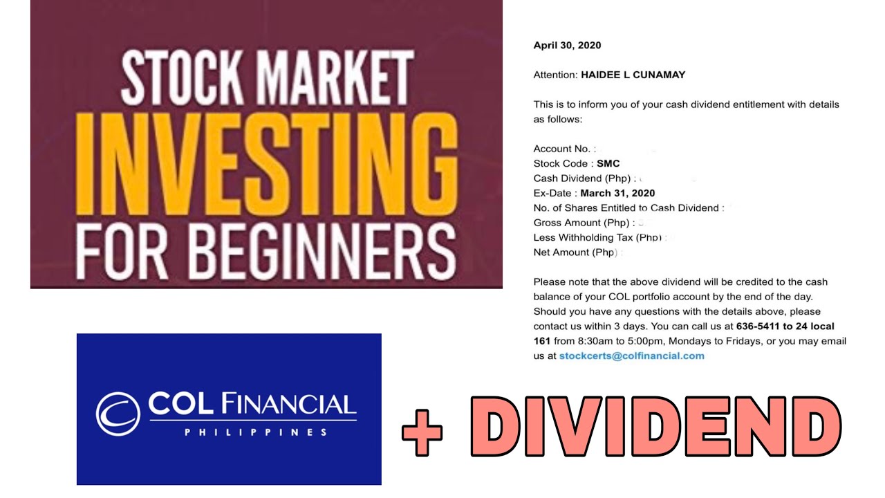 STOCK MARKET | COL FINANCIAL | DIVIDEND - YouTube