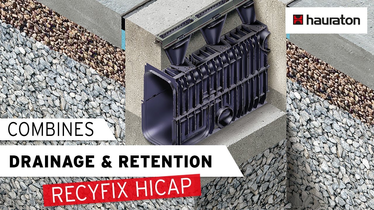 Easy Installation of Slotted Channel RECYFIX HICAP from HAURATON - YouTube