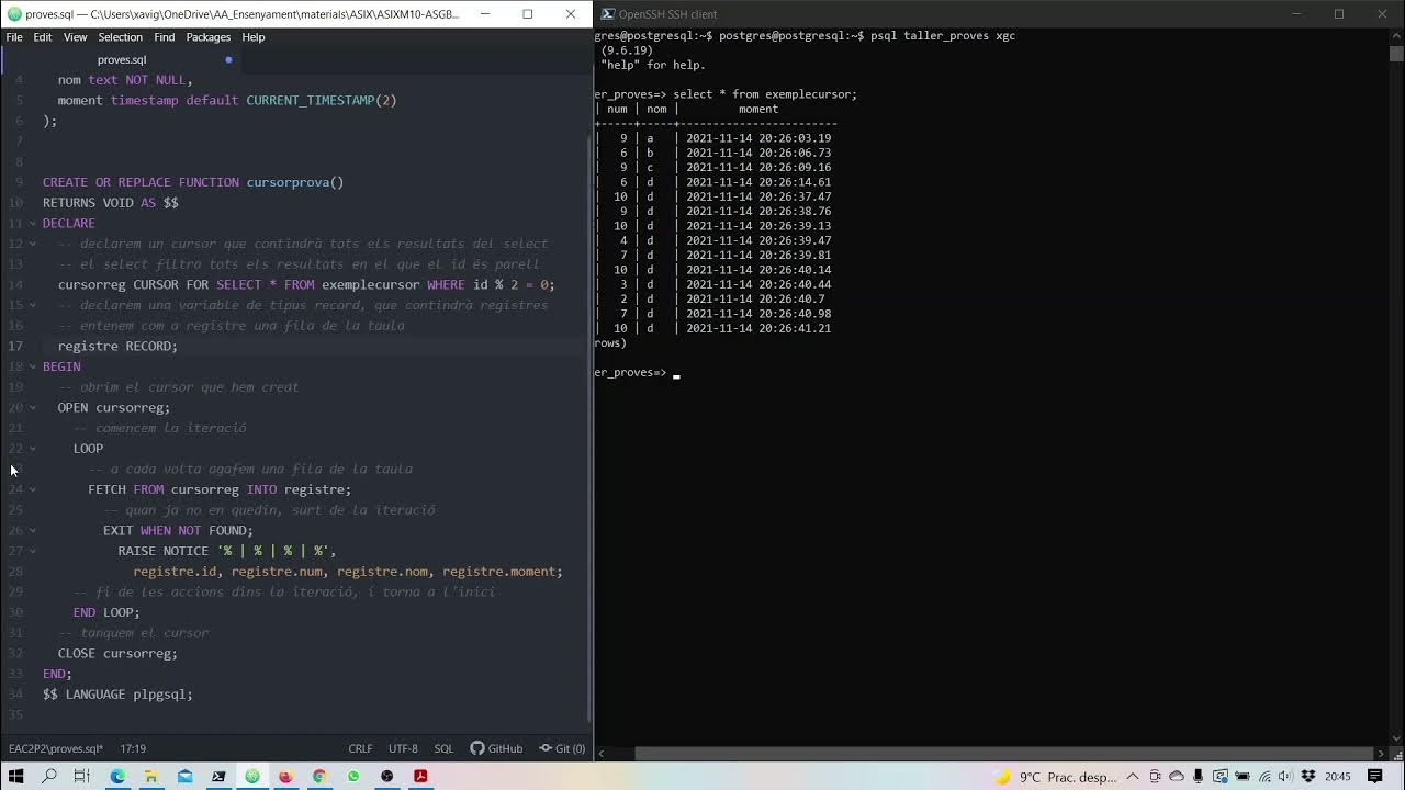 Postgresql Cursors Youtube